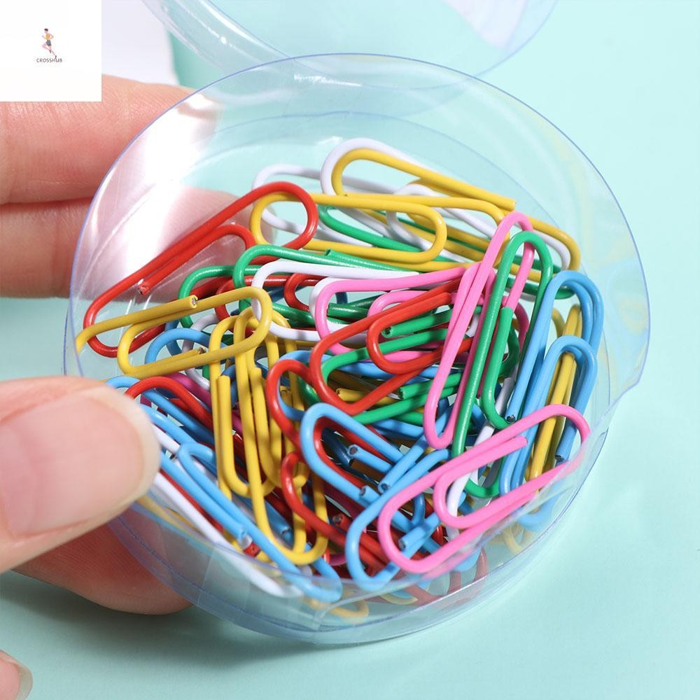 Cross 50PCS คลิปหนีบกระดาษโลหะ,สีที่คั่นหนังสือคลิป,คลิปหยิกBinding ...
