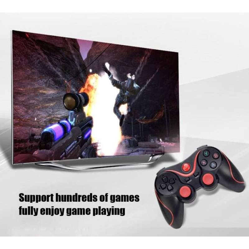 IGOOTECH T3 เกมแพด จอยเกม บลูทูธคอนโทรเลอร์ + ที่เสียบโทรศัพท์ สำหรับ Android Smartphone/ TV Box ...