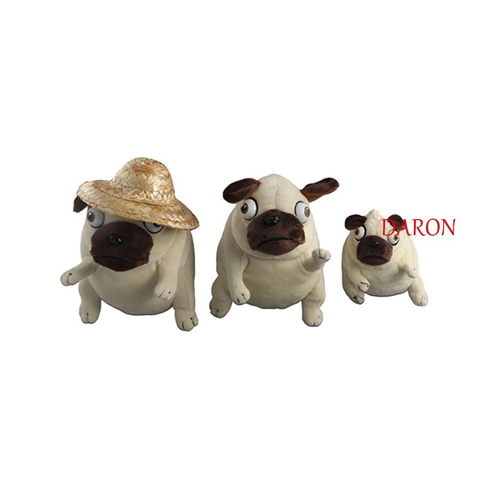 Daron Elf ไขมัน Pug Plush ของเล่นตกแต่งบ้านของเล่นเด็กน่ารักนั่ง Pug สุนัข Sleeping Mate มาพร้อม ...