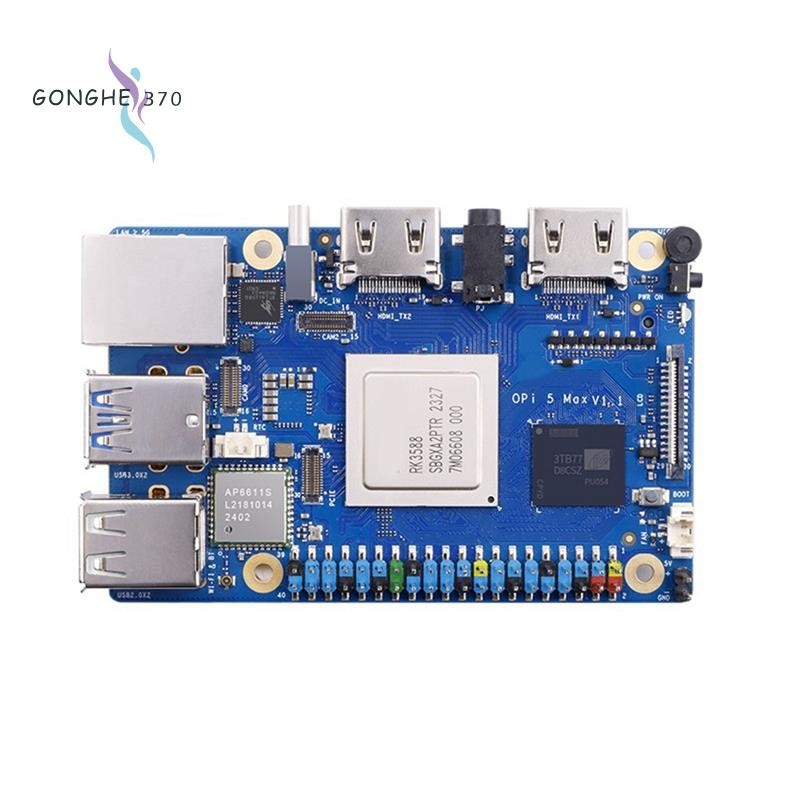 [gonghe370]สําหรับ 5 MAX 8GB RAM LPDDR5 RK3588 บอร์ดพัฒนา M.2 PCIE 2.5G LAN WiFi + BT สําหรับ ...