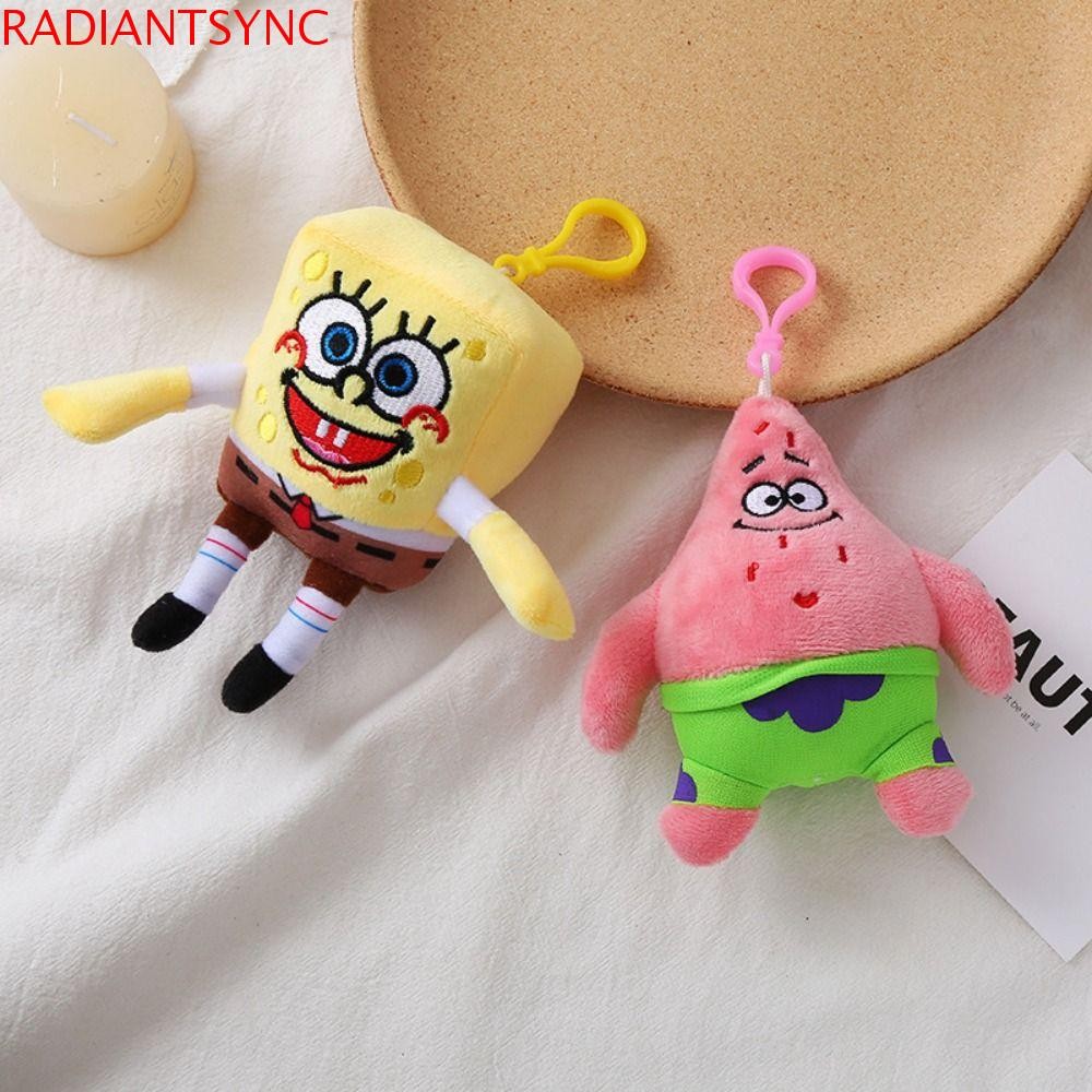 Radiantsync ตุ๊กตา Patrick Star รุ่นการ์ตูนนุ่ม Spongebob พวงกุญแจน่ารักสไตล์เกาหลีสัตว์มาพร้อม ...
