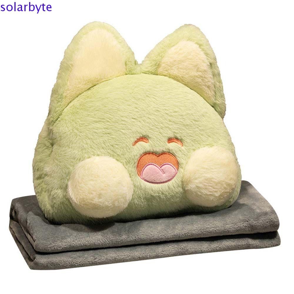 Solarbyte มือหมอนอุ่น Plush ลูกแมว Fluffy เด็กของขวัญ Bunny หมอนตุ๊กตาหมีตุ๊กตาของเล่น Dudu Face ...