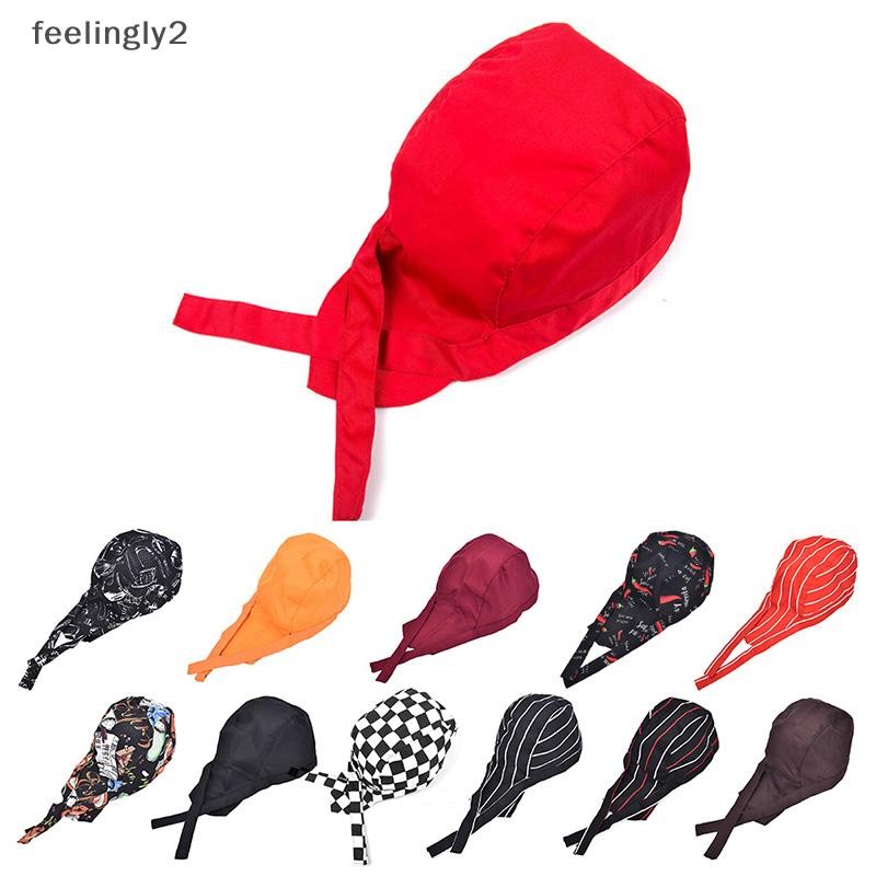 {HotJan} Colourfull Pirates Chef Cap Skull Cap Professional Catering ...