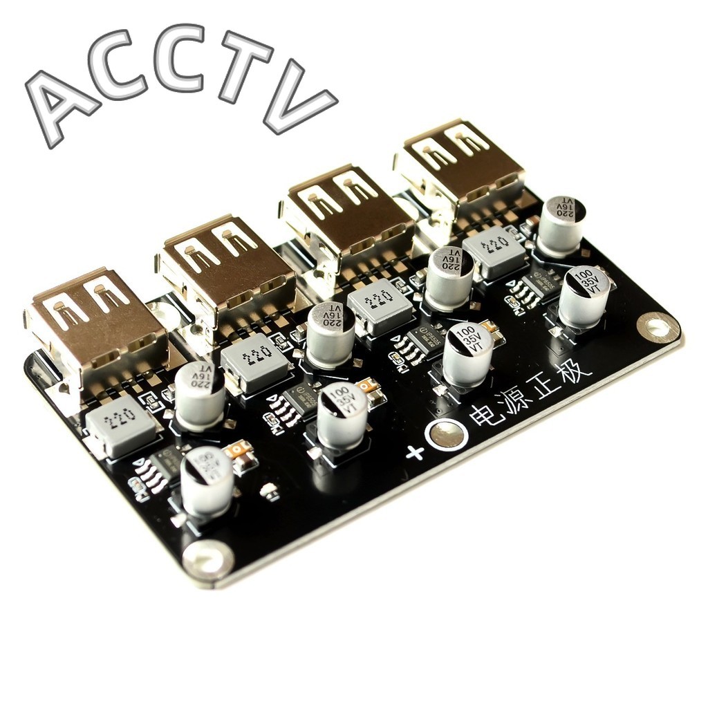 Qc3.0 QC2.0 USB DC-DC Buck Converter ชาร์จขั้นตอนลงโมดูล 6-32V 9V 12V 24V to Fast Quick Charger ...