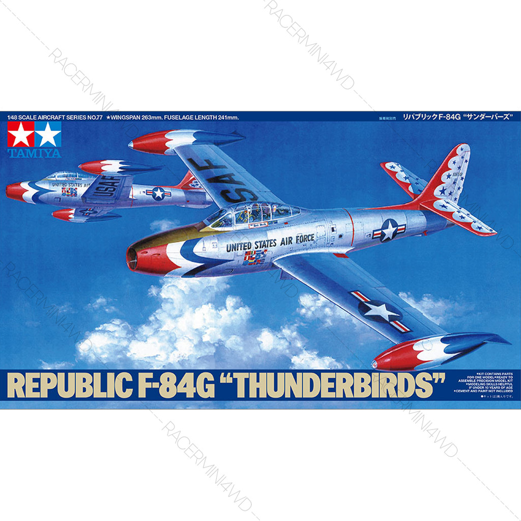 TAMIYA 1/48 Republic F-84G "Thunderbirds" 61077 | Shopee Thailand
