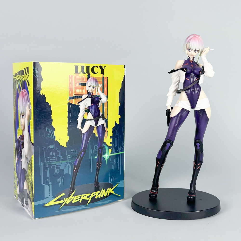 อะนิเมะฟิกเกอร์ Cyberpunk 2077 Rurker Edge Walker Lucy Beautiful Girl ...