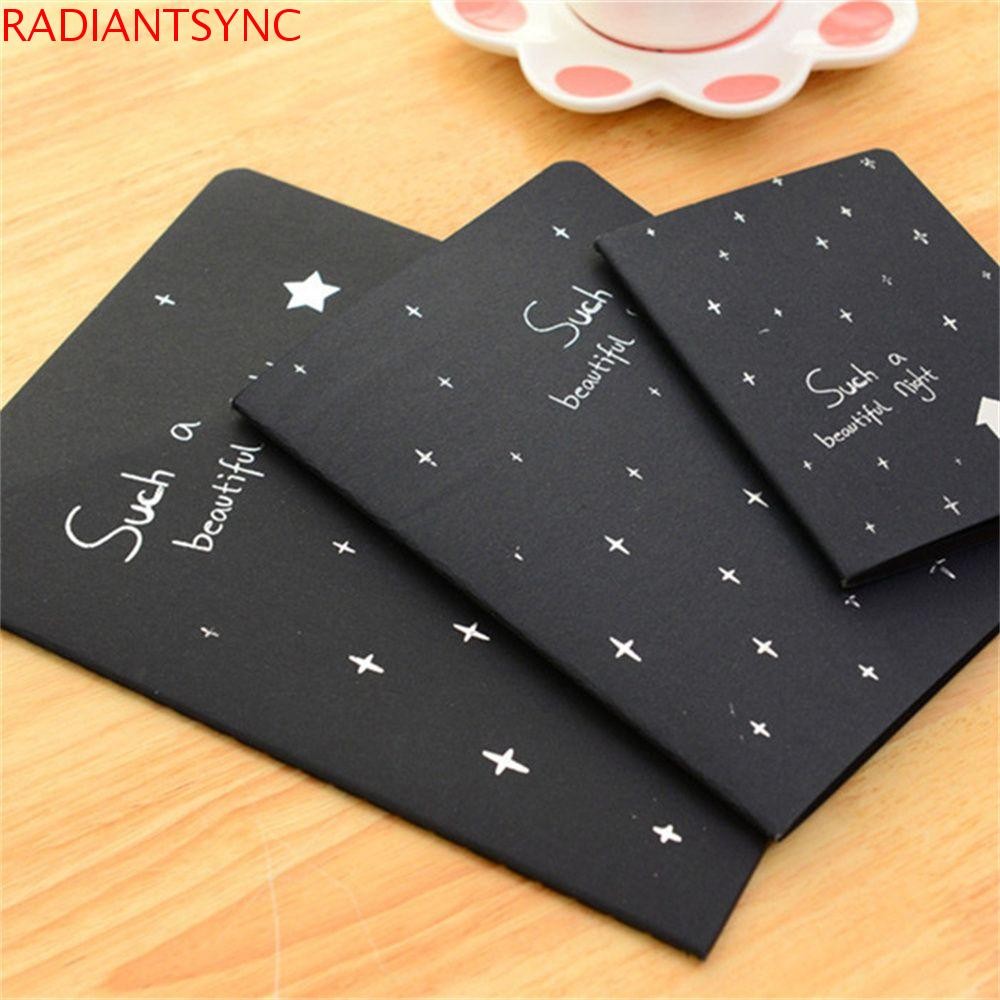 Radiantsync ว่างเปล่าสีดํากระดาษ Pad อุปกรณ์การเรียนเครื่องเขียนของขวัญภาพวาดกระดาษกระดาษกระดาษ ...