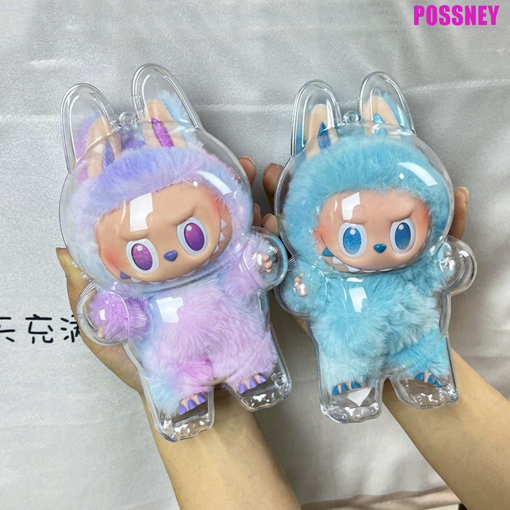 POSSNEY Labubu เกราะป้องกัน, 3rd Generation โปร่งใส Labubu กระเป๋าเก็บ ...