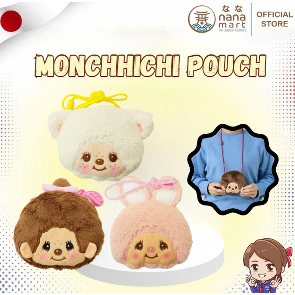 🎀 Monchhichi Neck Pouch - กระเป๋าคล้องคอสุดคิ้วท์ 🎀 | Shopee Thailand