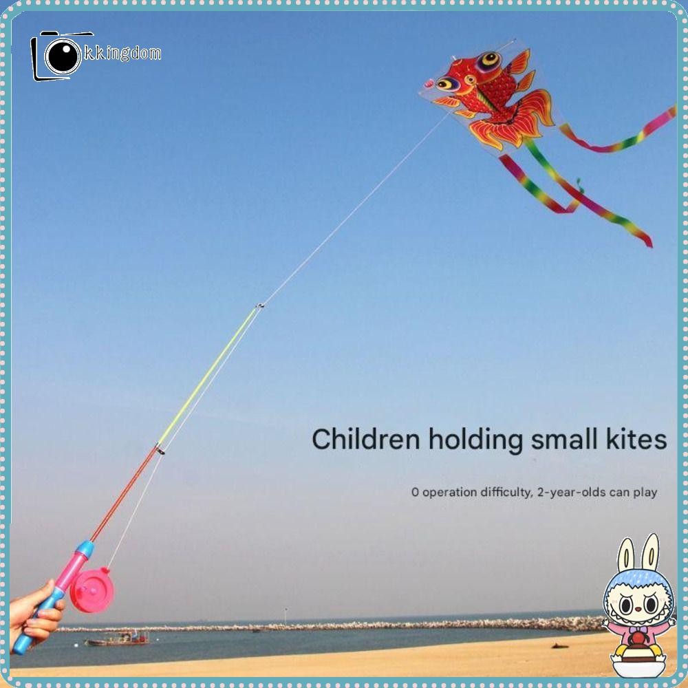 Kkingdom เบ็ดตกปลา Kite, Frozen Elsa Hello Kitty Dynamic Kite, 30 เมตร ...