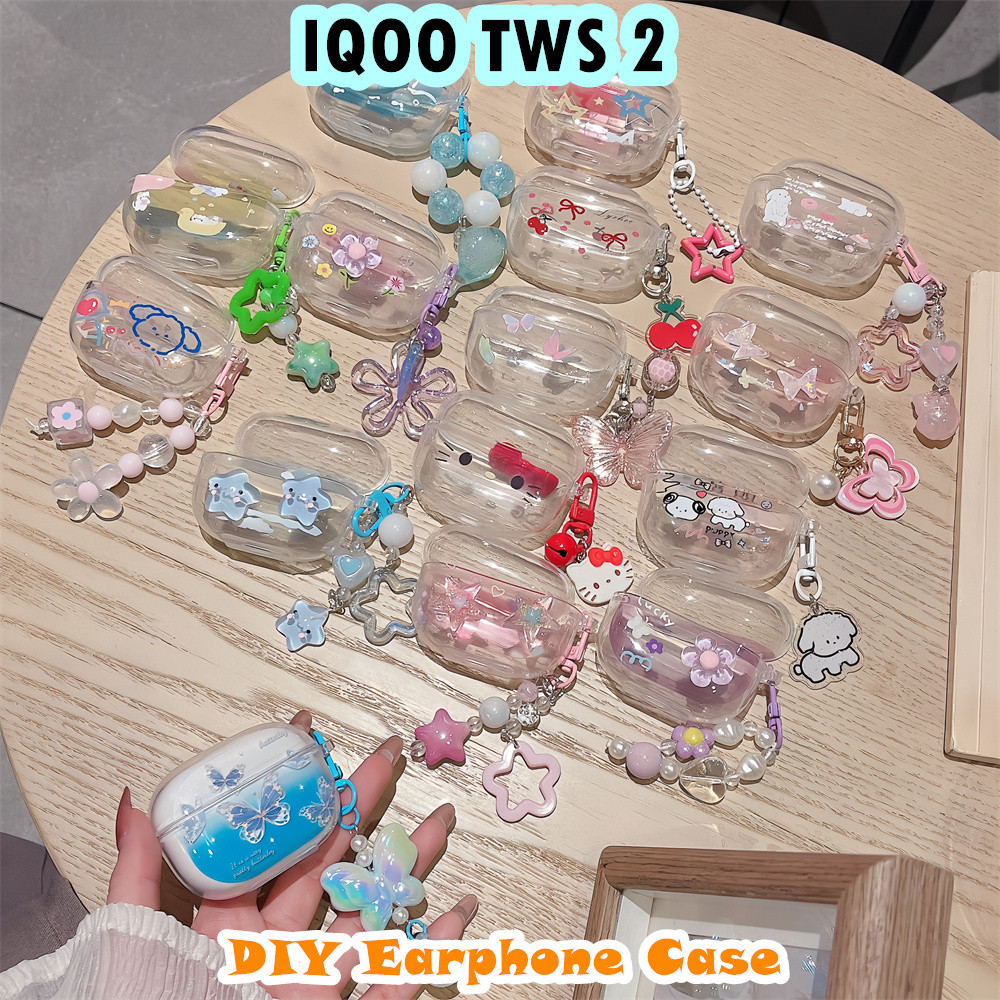 ส่วนลดสําหรับ IQOO TWS 2 Casing Case Soft Silicone Headphone Case DIY ...