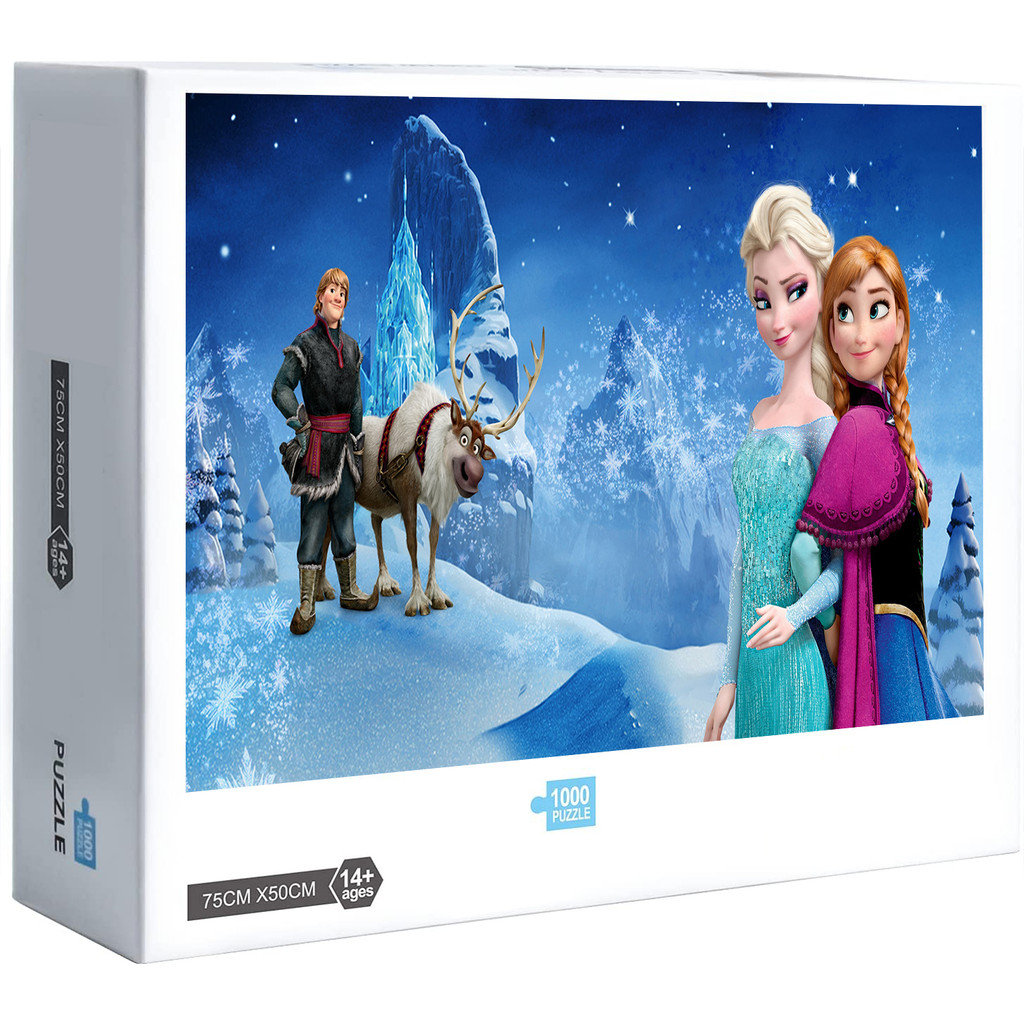 ใหม่ Frozen Elsa Anna Disney Princess Movie 300 500 1000 ชิ้นจิ๊กซอว์ ...