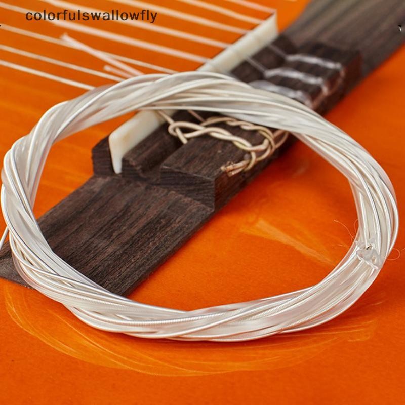 สีสันswallowfly 6 ชิ้นสายกีตาร์ไนลอน Silver Strings ชุดสําหรับกีตาร์คลาสสิกคลาสสิก COD | Shopee ...