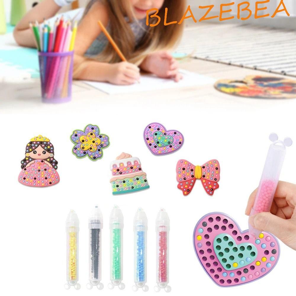 Blazebea ชุดปากกาลูกลื่นน่ารัก,Handmade Creative Diamond Art สติกเกอร์ชุด,ตลก 5/10 รูปแบบการ์ตูน ...