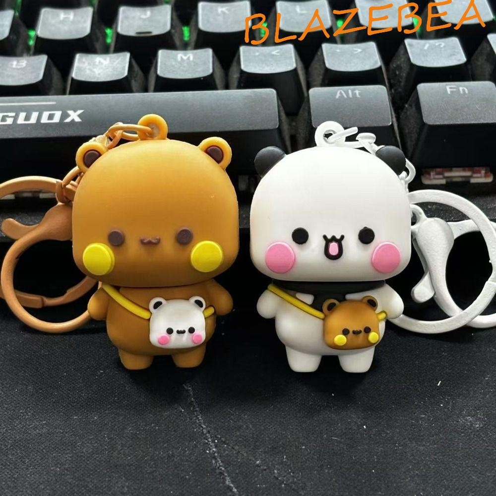 Blazebea Bubu Dudu Panda Bear พวงกุญแจ, สัตว์การ์ตูนน่ารักการ์ตูน Bubu Dudu Key Chain, น่ารัก ...