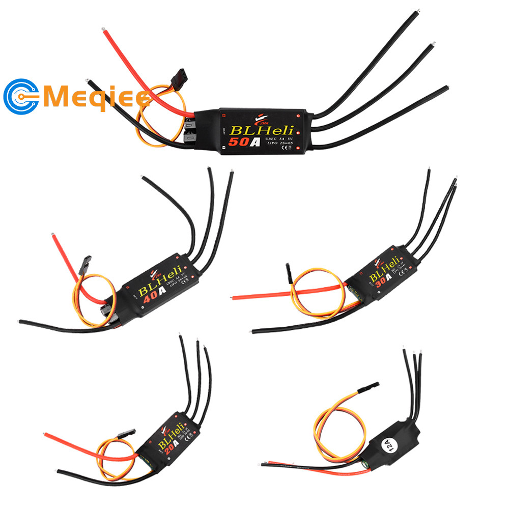 Blheli Brushless ESC 12A 20A 30A 40A 50A พร้อม UBEC Multi Rotor Quadcopter ESC สําหรับ ...
