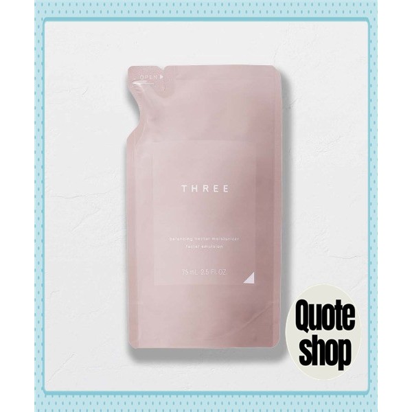 Emulsion THREE Balancing Nectar Moisturizer รีฟิล 75ml ผู้หญิงผู้ชาย ...