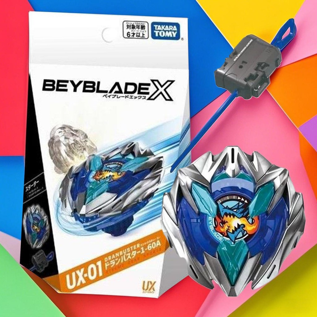 UX-01 Takara Tomy Beyblade X Starter Dran Buster 1-60A Battling Tops เกมสําหรับเด็ก Gyro ของเล่น ...