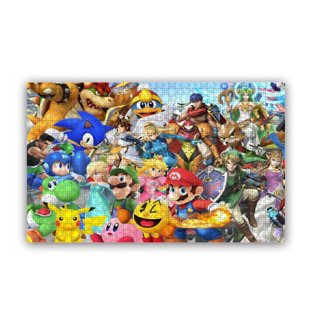 ใหม่ Ps4 สวิทช์เกม Super Smash Bros (1) 300 500 1000 ชิ้นจิ๊กซอว์ปริศนา ...