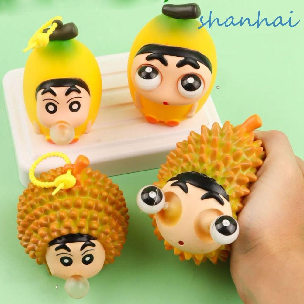 Shanhai Banana Crayon Shin-chan Squeeze ของเล่น, Eyeball Burst Spit ...