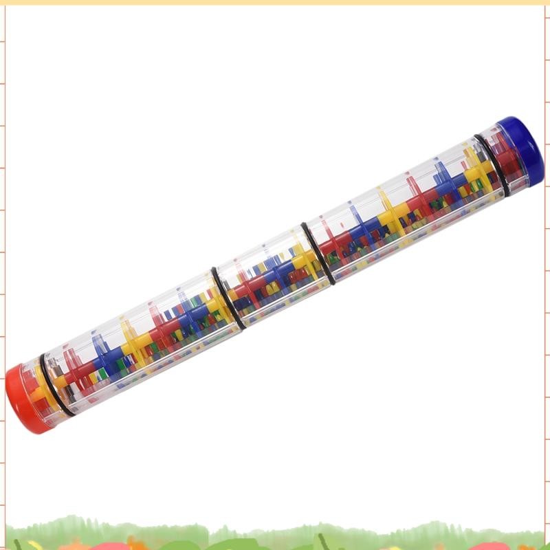 Super Large Rainstick Rattle Toy 15.75 นิ้ว - ยาวสี Noise Stick ธัญพืช ...
