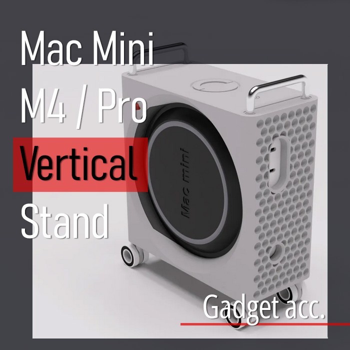 Apple MAC Mini M4 PRO Dock ขาตั้งฐานแนวตั้ง 2024 PowerMac G5 ที่วางขนาด ...
