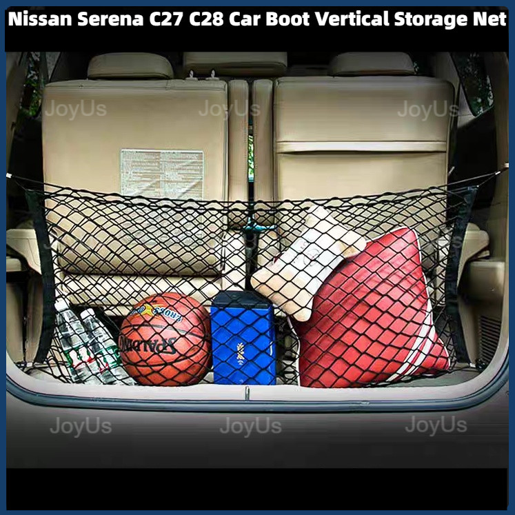 Nissan Serena C27 C28 MPV Car Boot ตาข่ายเก็บของแนวตั้ง ตาข่ายปิดกั้นแนวตั้ง | Shopee Thailand