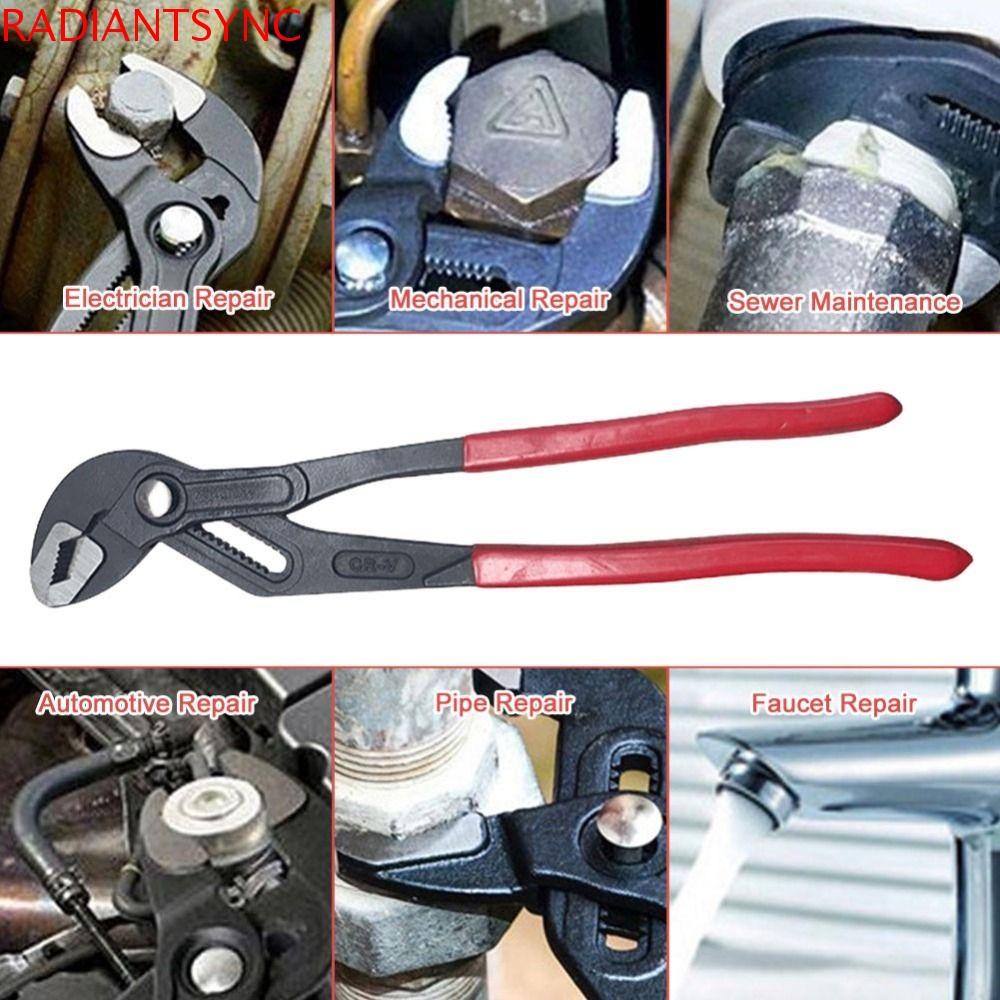 RADIANTSYNC คีมปั๊มน้ําปรับอย่างรวดเร็ว, 7/10/12 นิ้วปรับท่อน้ํา Clamp คีมเปิดขนาดใหญ่พร้อม ...