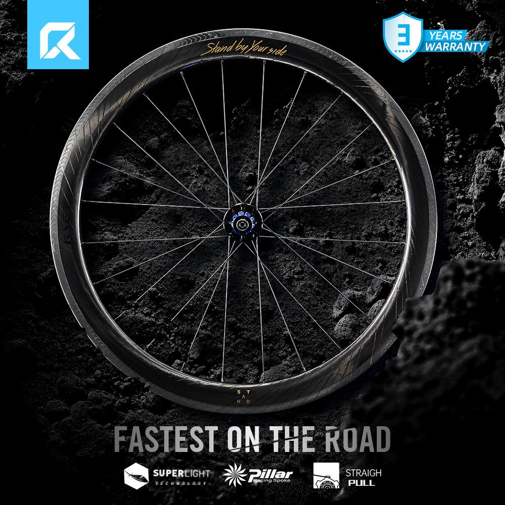 RYET 1280g Carbon Wheelset 52T Ceramic Ratchet Hub 700C Tubeless Ready Clincher Rimsets | Shopee ...