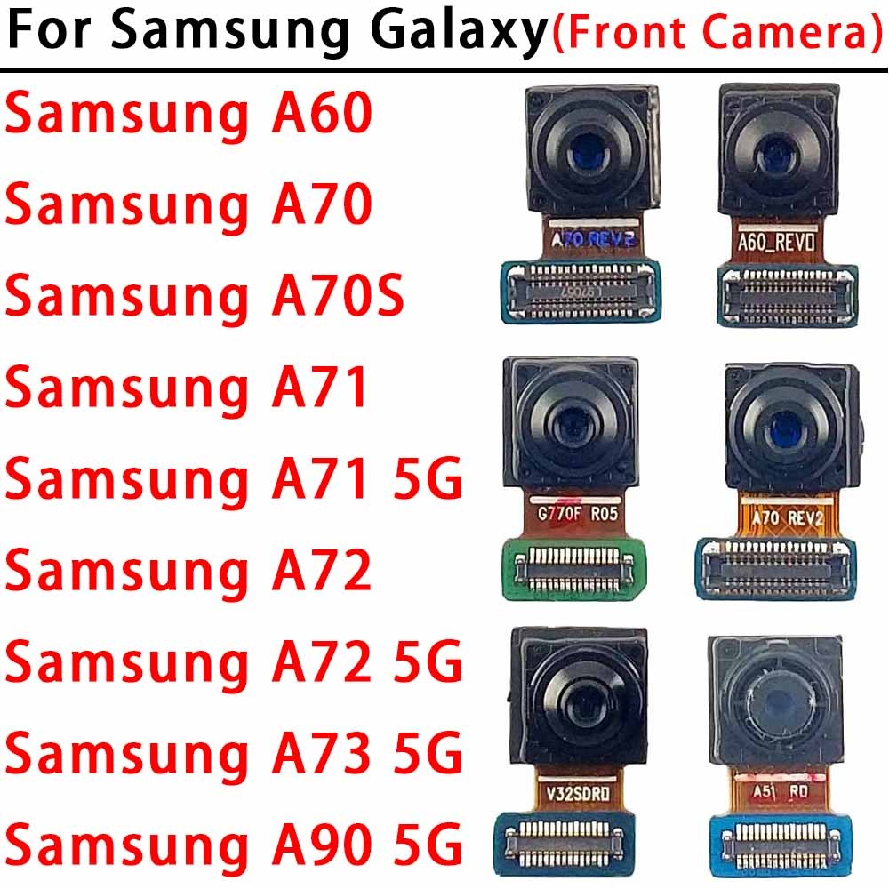 Original Frontal กล้องสําหรับ Samsung Galaxy A60 A70 A70s A71 A72 A73 A90 5G A715 A716 A725 ...