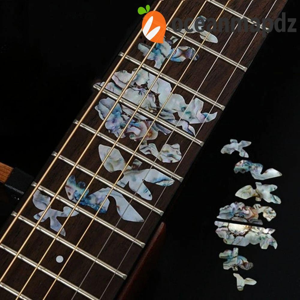 Oceanmapdz Cross Inlay Decals 22 รูปแบบเครื่องดนตรีกีตาร์ Inlay สติกเก ...