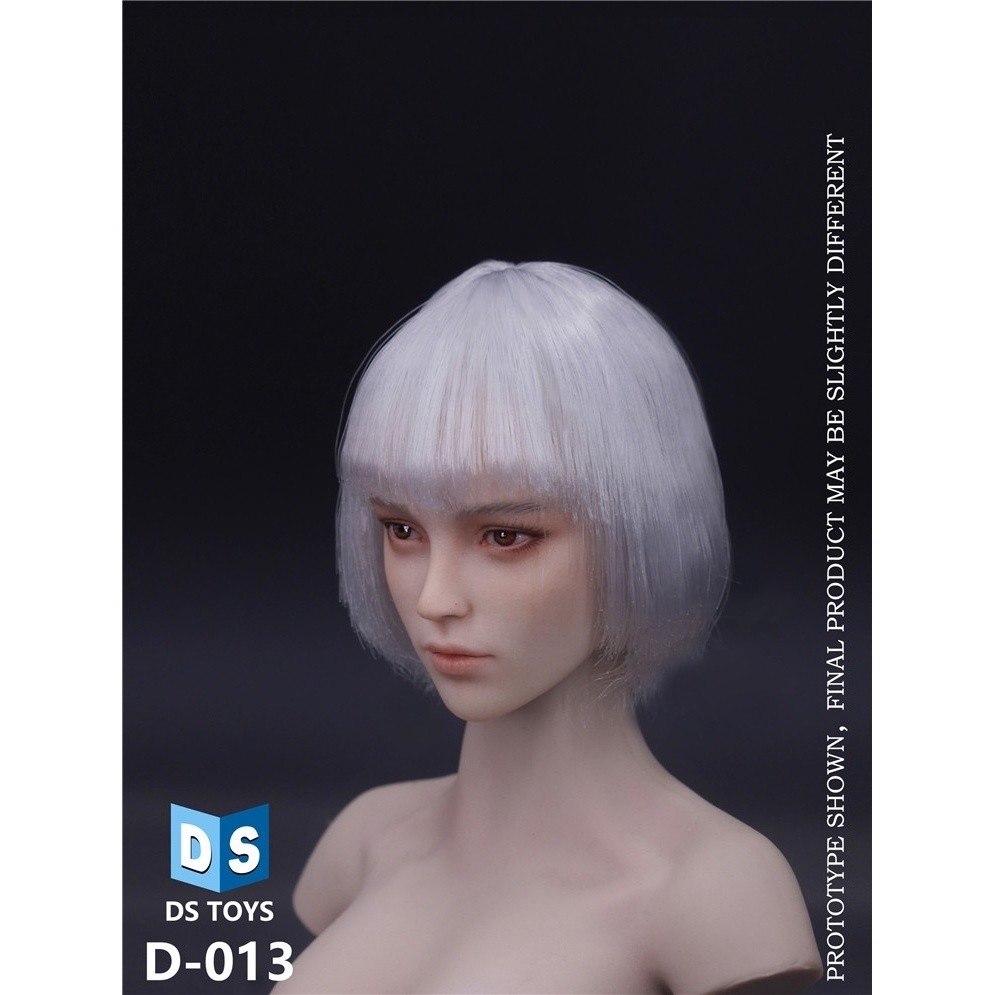 D DS TOYS 1/6 คอสเพลย์ประติมากรรมหัวหญิง D-011 D-012 D-013 สีผมทั้งหมดสามรูปแบบพร้อมสต็อก ...