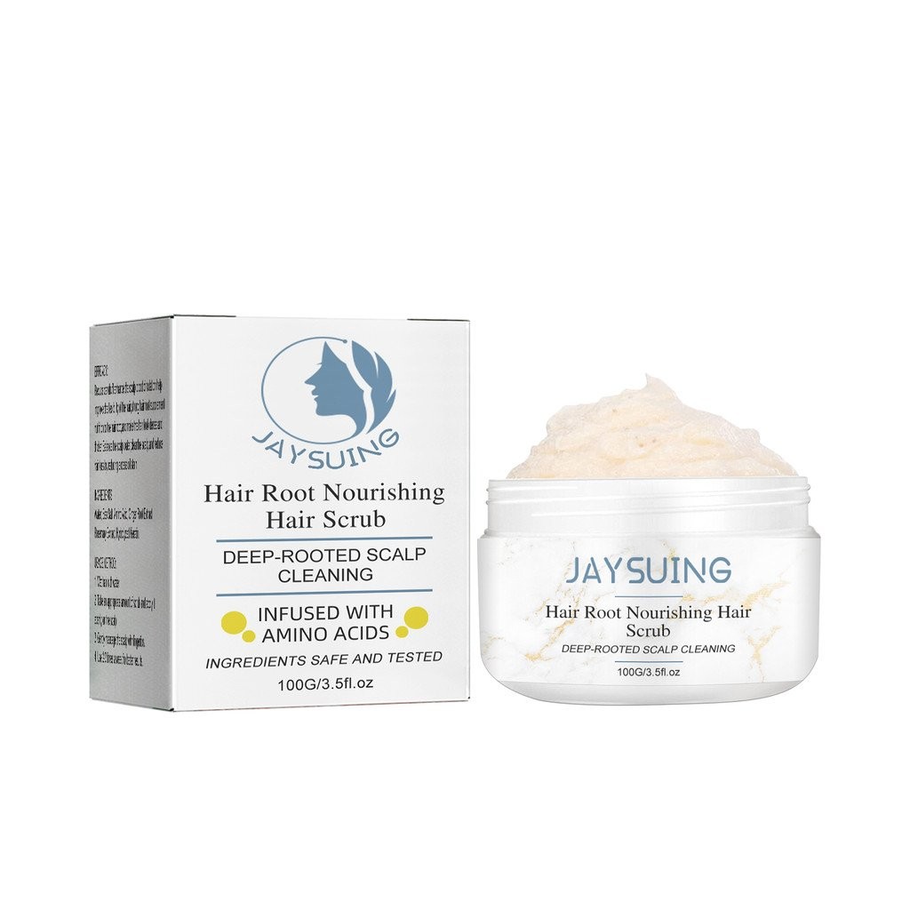 Jaysuing Hair Root Nourishing Scrub Clean Scalp Moisturizing Hair Root ...