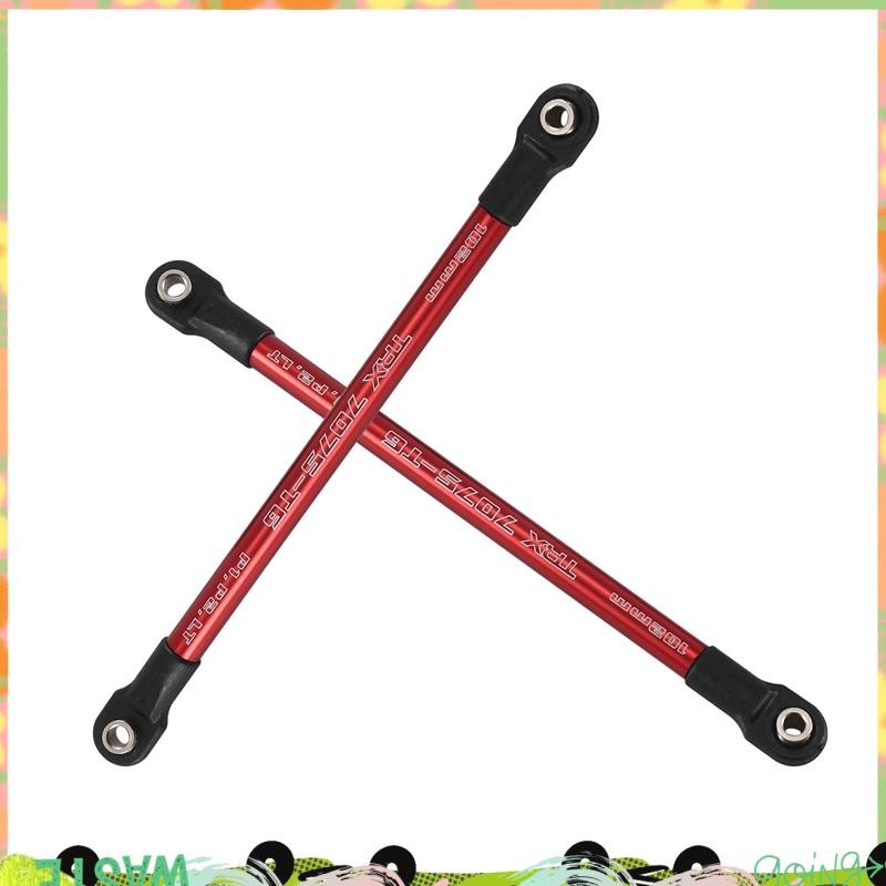 Super 2 ชิ้นอลูมิเนียม Pushrod Link Rod 5318X 5318 Red-Anodized สําหรับ ...