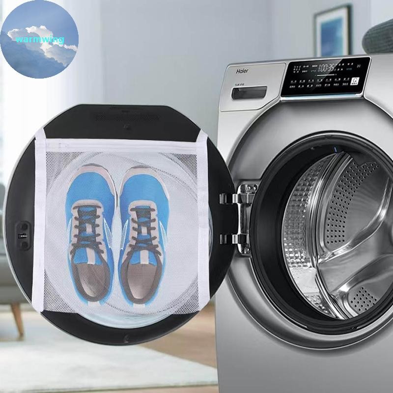 Warmwing รองเท้าผ้าใบเครื่องเป่ากระเป๋าประตูรองเท้าสุทธิสายรัดยืดหยุ่นรองเท้าผ้าใบถุงซักผ้า ...