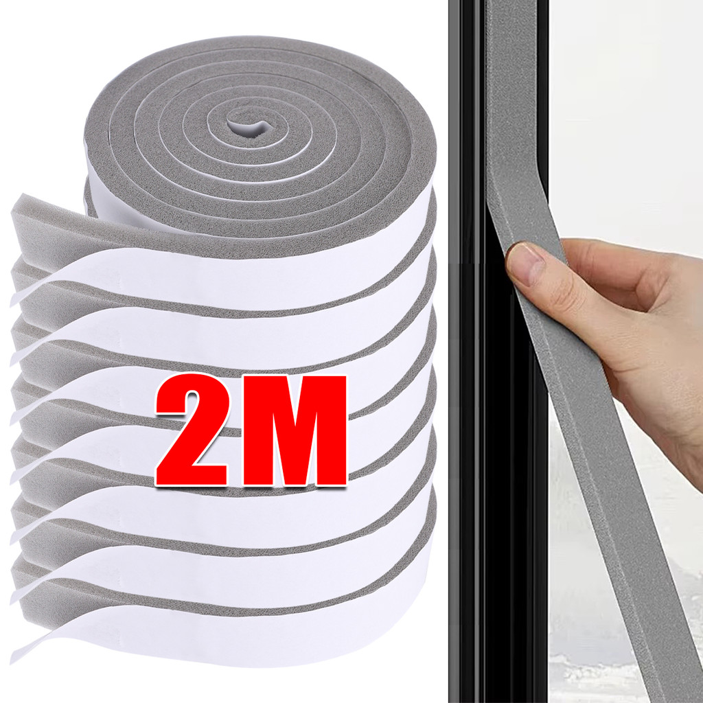 Self-กาวประเภทประตูหน้าต่างwindproof Sound-proof Strip-โฟมเทปฟองน้ํา ...