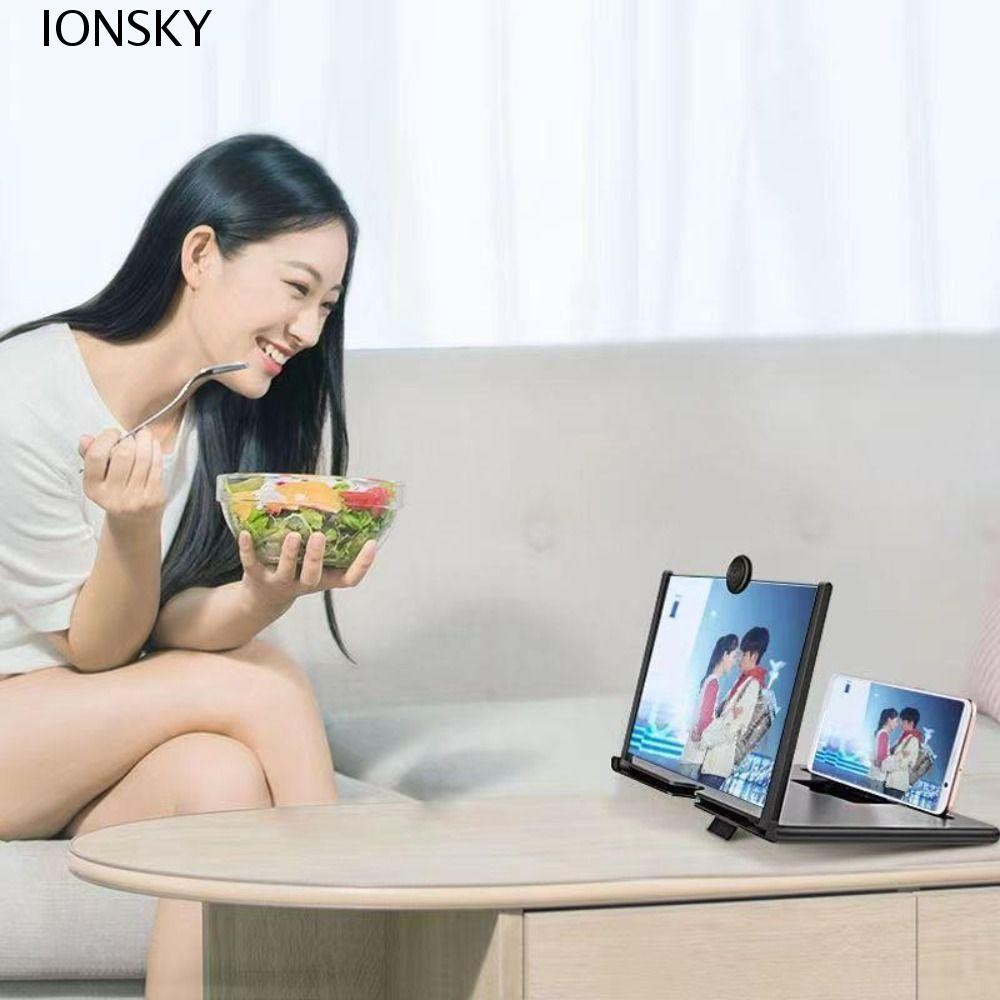 Ionsky เครื่องขยายเสียงหน้าจอโทรศัพท์มือถือพับแว่นขยายขาตั้งโทรศัพท์ ...