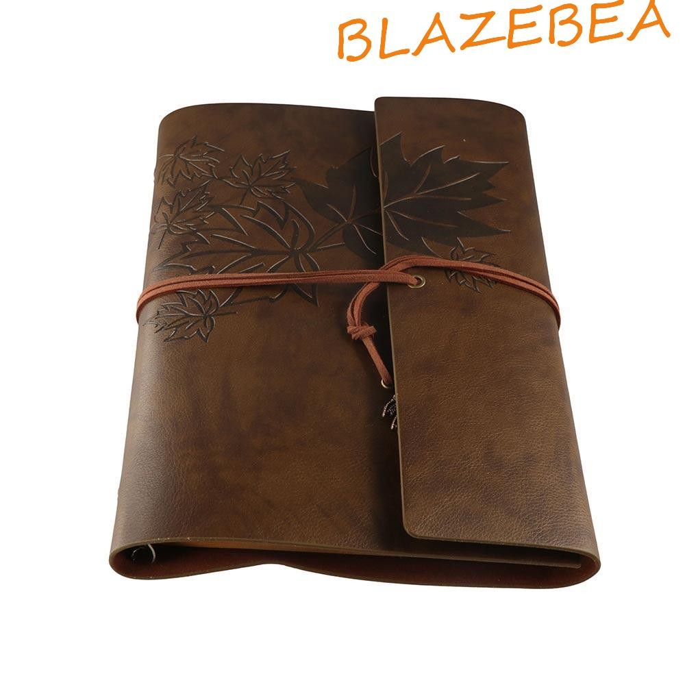 Blazebea Travelers Vintage Notebook, A7/A6/A5 PU หนัง PU คราฟท์โน้ตบุ๊ค, Retro คู่มือกระดาษครา ...