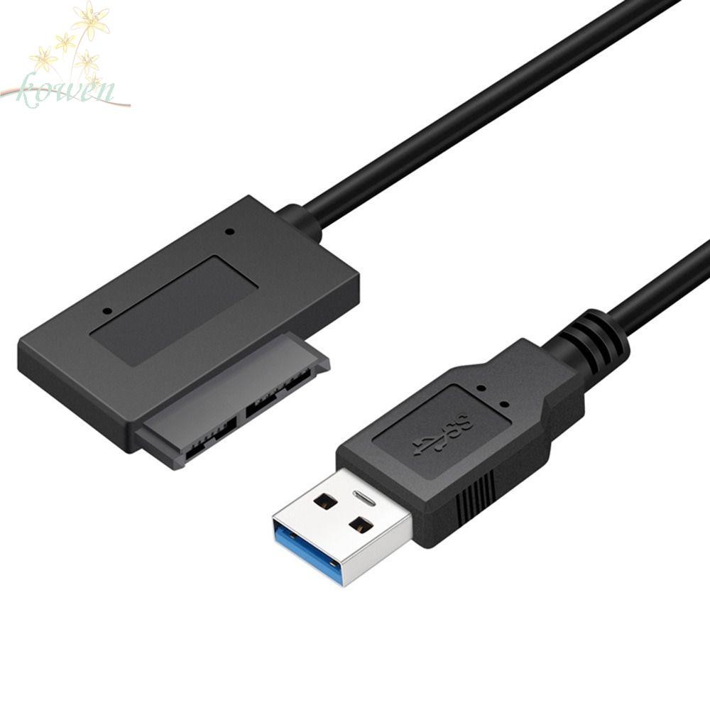 Kowen USB2.0 ถึง Mini Sata สายเคเบิลข้อมูลคอมพิวเตอร์ไดรฟ์ง่ายสาย ROM Slimline ไดรฟ์ Mini Sata ...