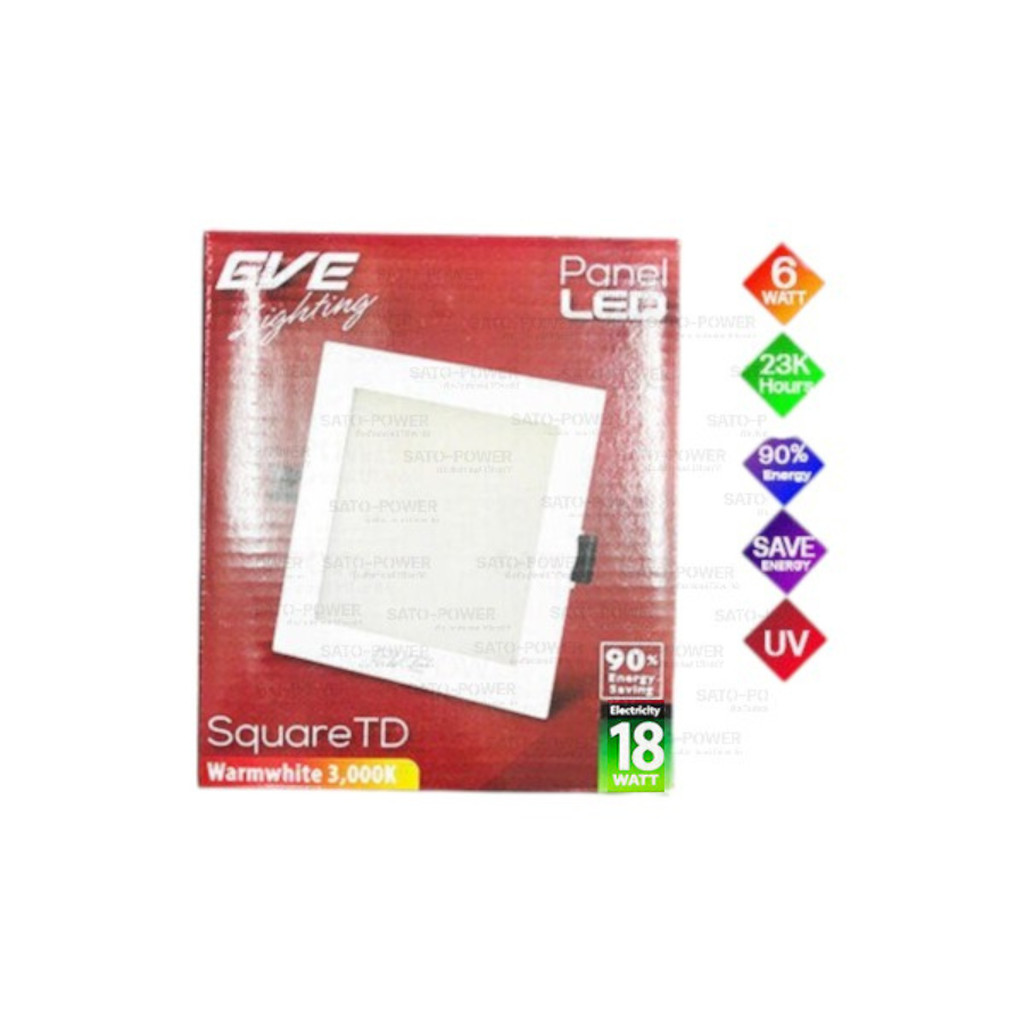 EVE Lighting Panel LED Square TD 18W โคมพาเนลไลท์ แอลอีดี หน้าเหลี่ยม ...