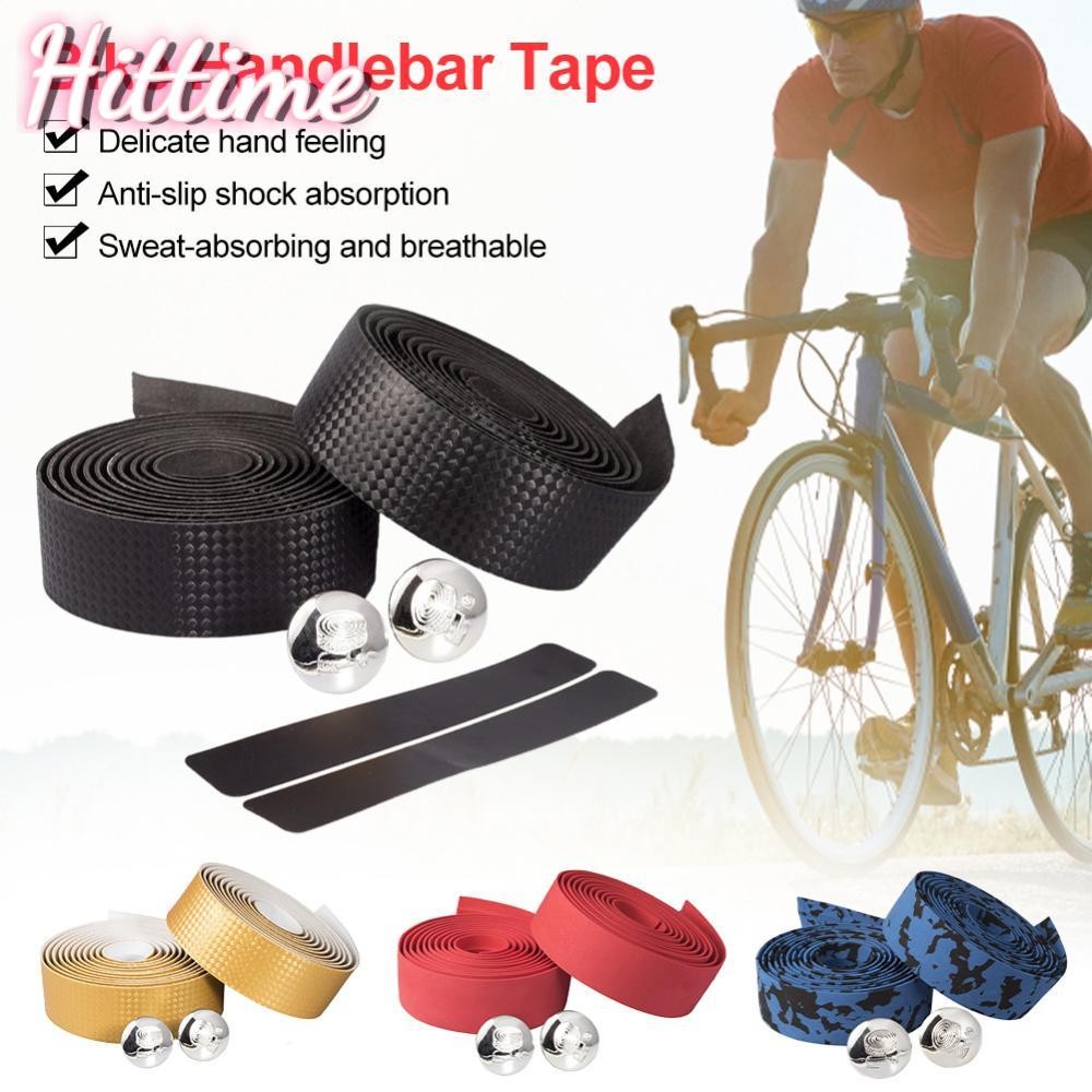 Hittime 1 คู่จักรยานเสือหมอบ Handlebar Wrap Handle Bar Damping คาร์บอน ...
