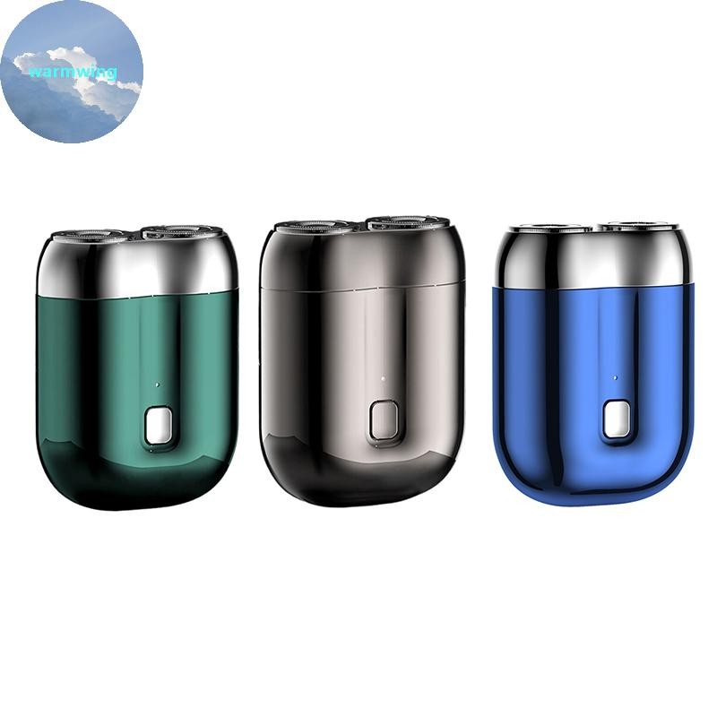 Warmwing Mini แบบพกพา Double Head เครื่องโกนหนวดไฟฟ้าหัวดูดแม่เหล็กชาร์จ Type-C Rapid ชาร์จ IPX7 ...