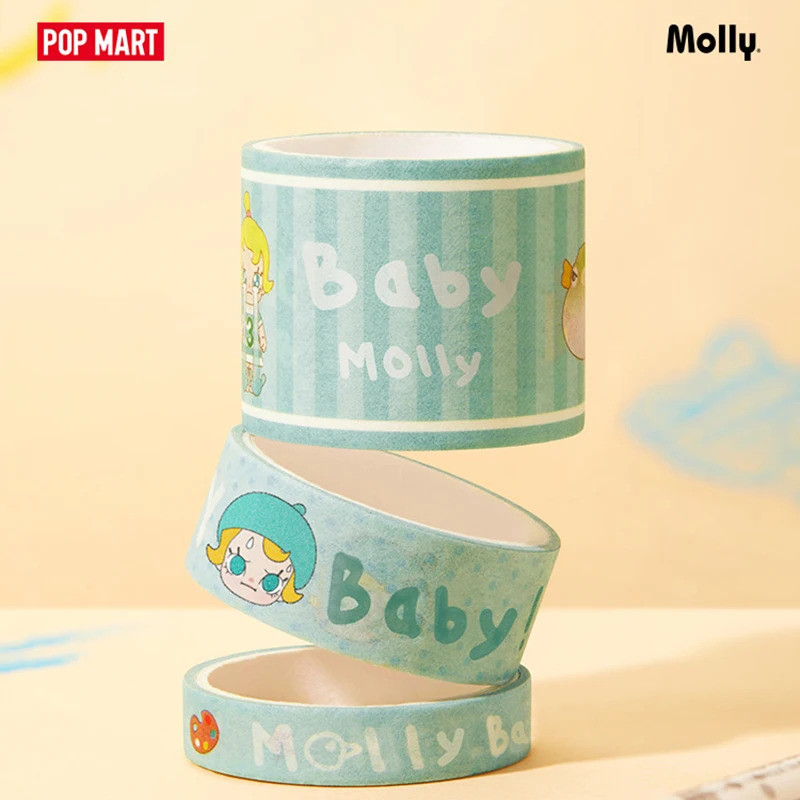 【ของแท้ 100%】POP MART BABY MOLLY When I Was Three Series Adhesive Tape ...