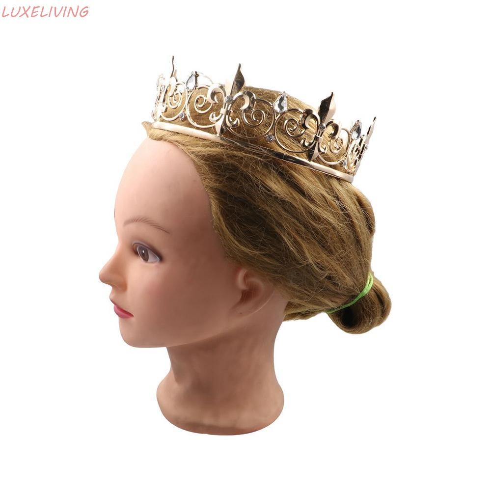 Luxeliving King Crown, Bar Mitzvah Crown Hair Hoop โลหะ Prince Crowns ...