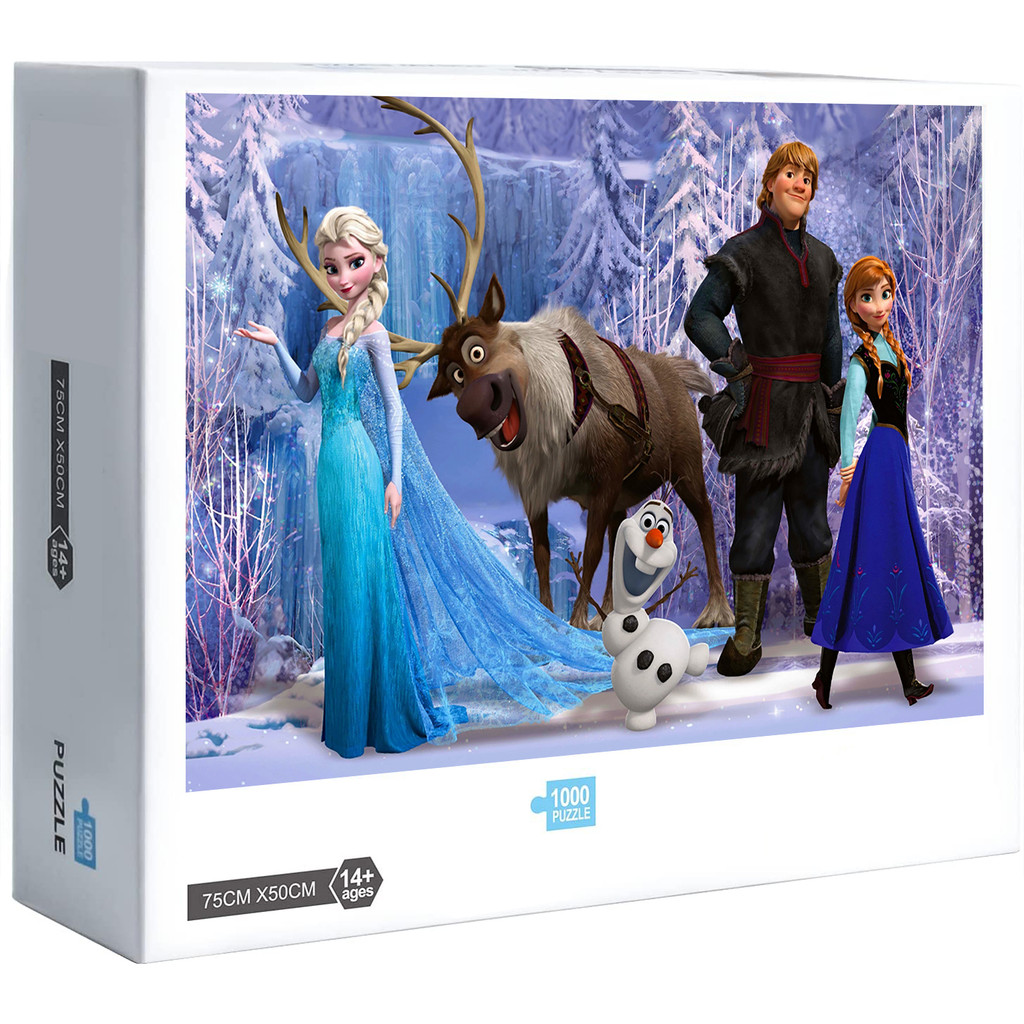 ใหม่ Frozen Elsa Anna Disney Princess Movie 300 500 1000 ชิ้นจิ๊กซอว์ ...