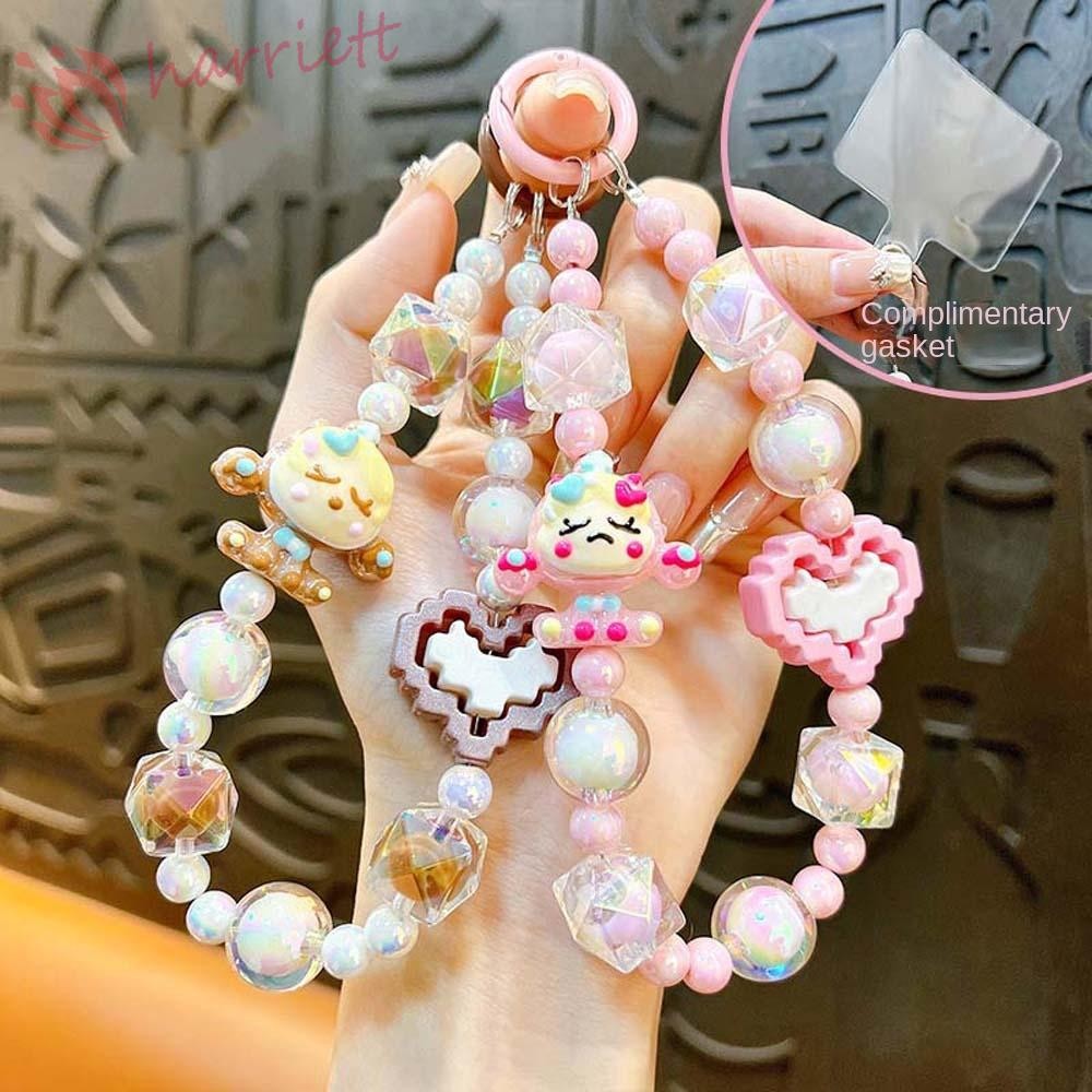 Harriett Crybaby Phone Chain, Pop Mart Crybaby Love Heart Bead Crybaby ...