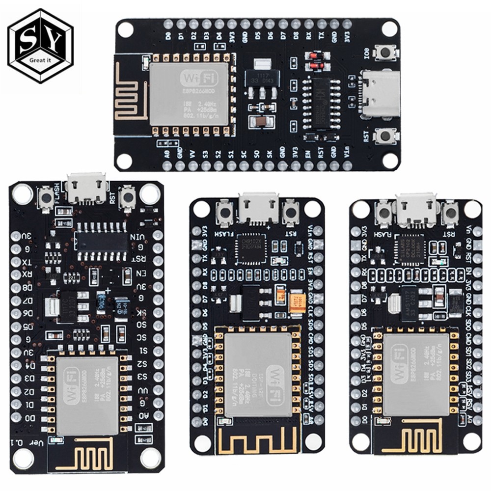 โมดูลไร้สาย CH340/CP2102/CH9102X NodeMcu V3 V2 V2.1 Lua WIFI ...