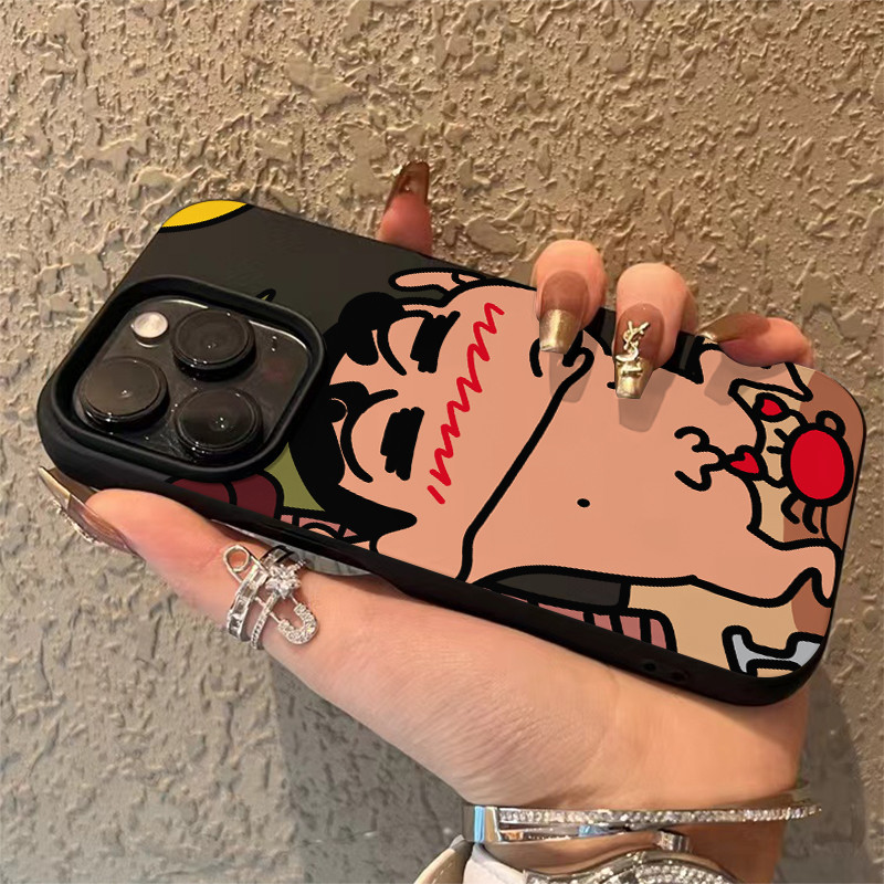 ️จัดส่งทันที ️เคสไอโฟน11 13 14 15 16 Pro Max Crayon Shin-chan Elephant ...