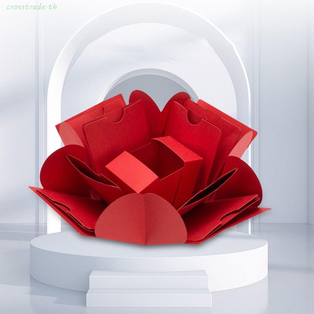 Crosstrade Scrapbooking กล่องของขวัญ, Multi-layer Pop-Up DIY ของขวัญ ...