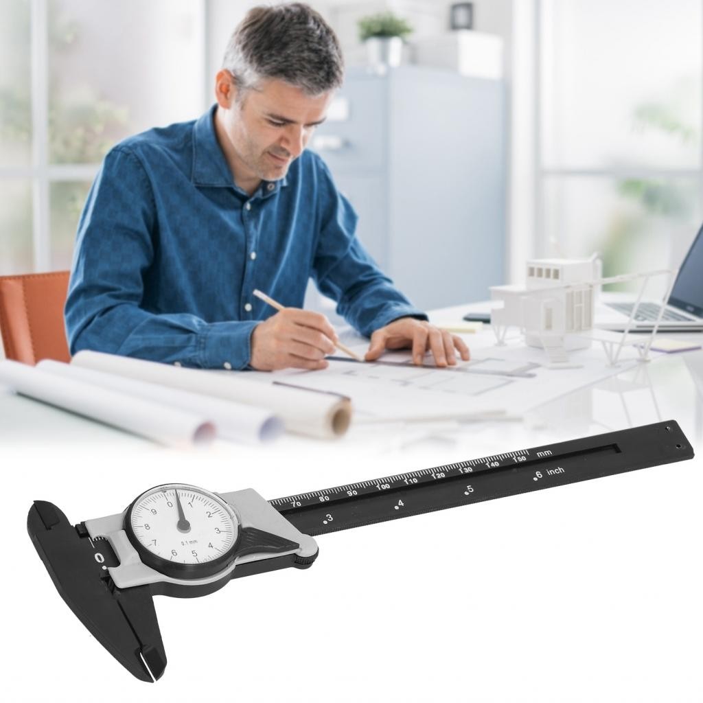 Dial Vernier Caliper Calipers 0.1mm ความแม่นยำสูงสำหรับบ้าน | Shopee ...
